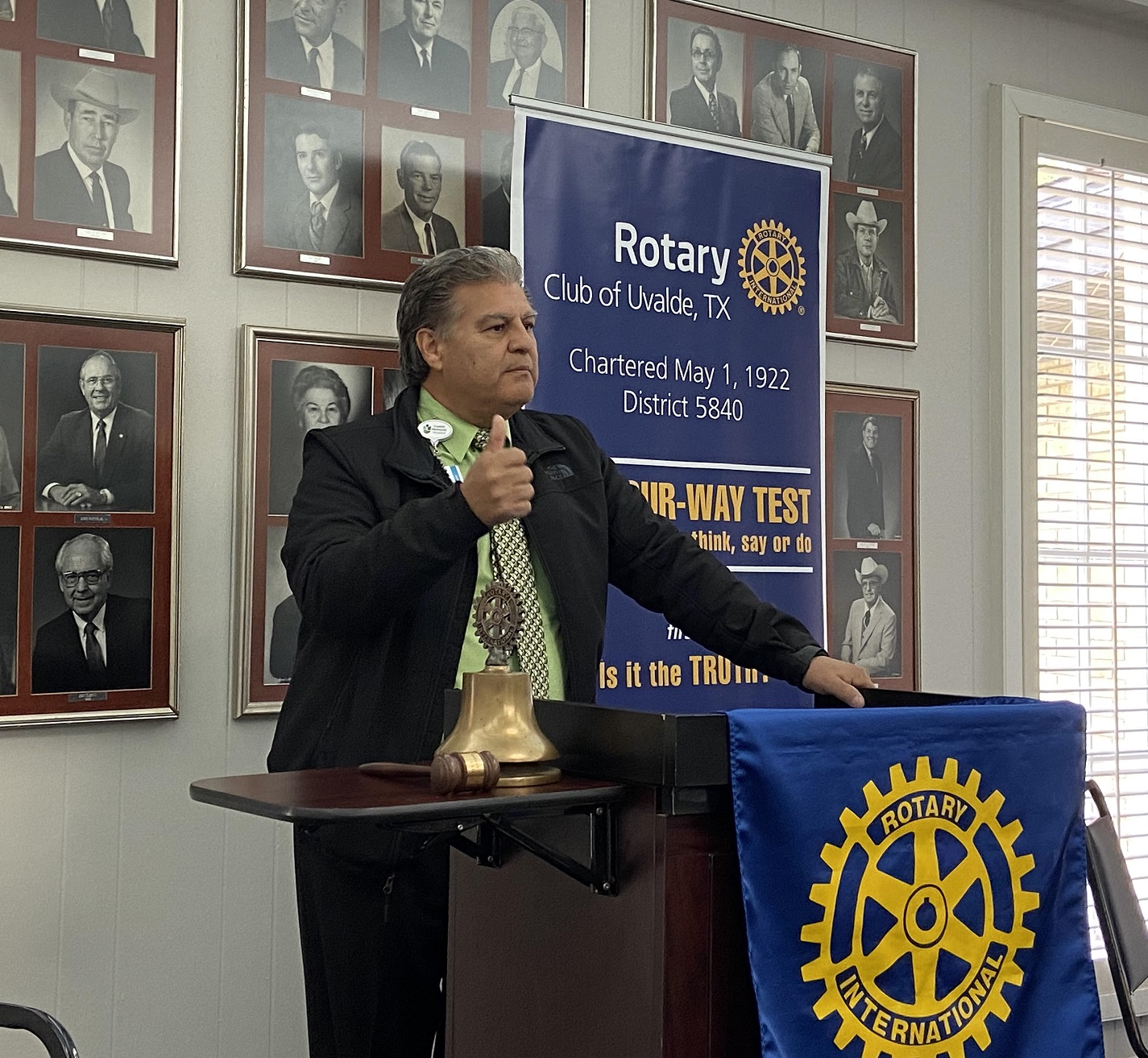 Uvalde Memorial Hospital CEO Apolinar talks about Flu Season at Rotary ...