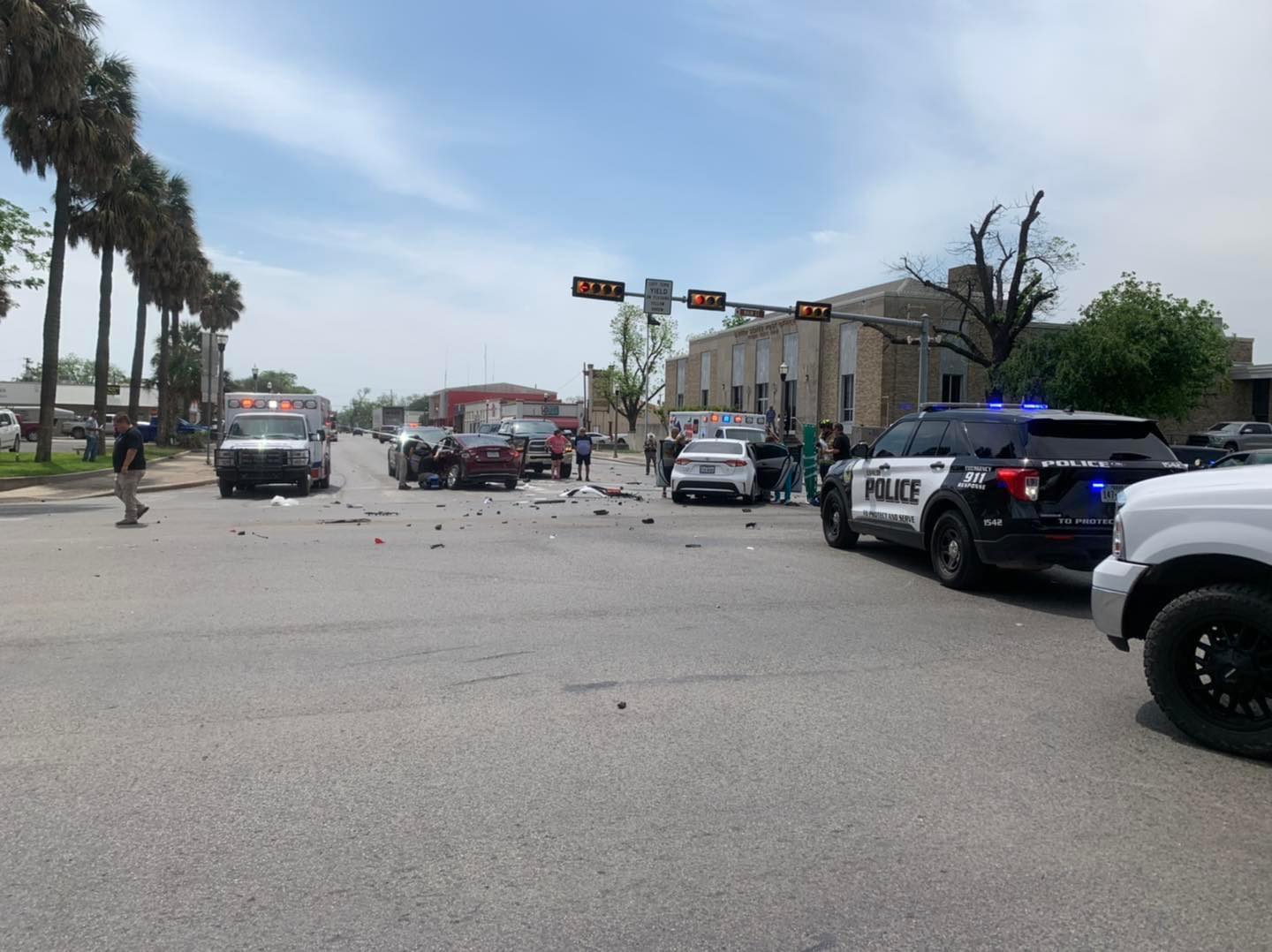 Fleeing suspect vehicle involved in midday crash near the Highway 90 ...