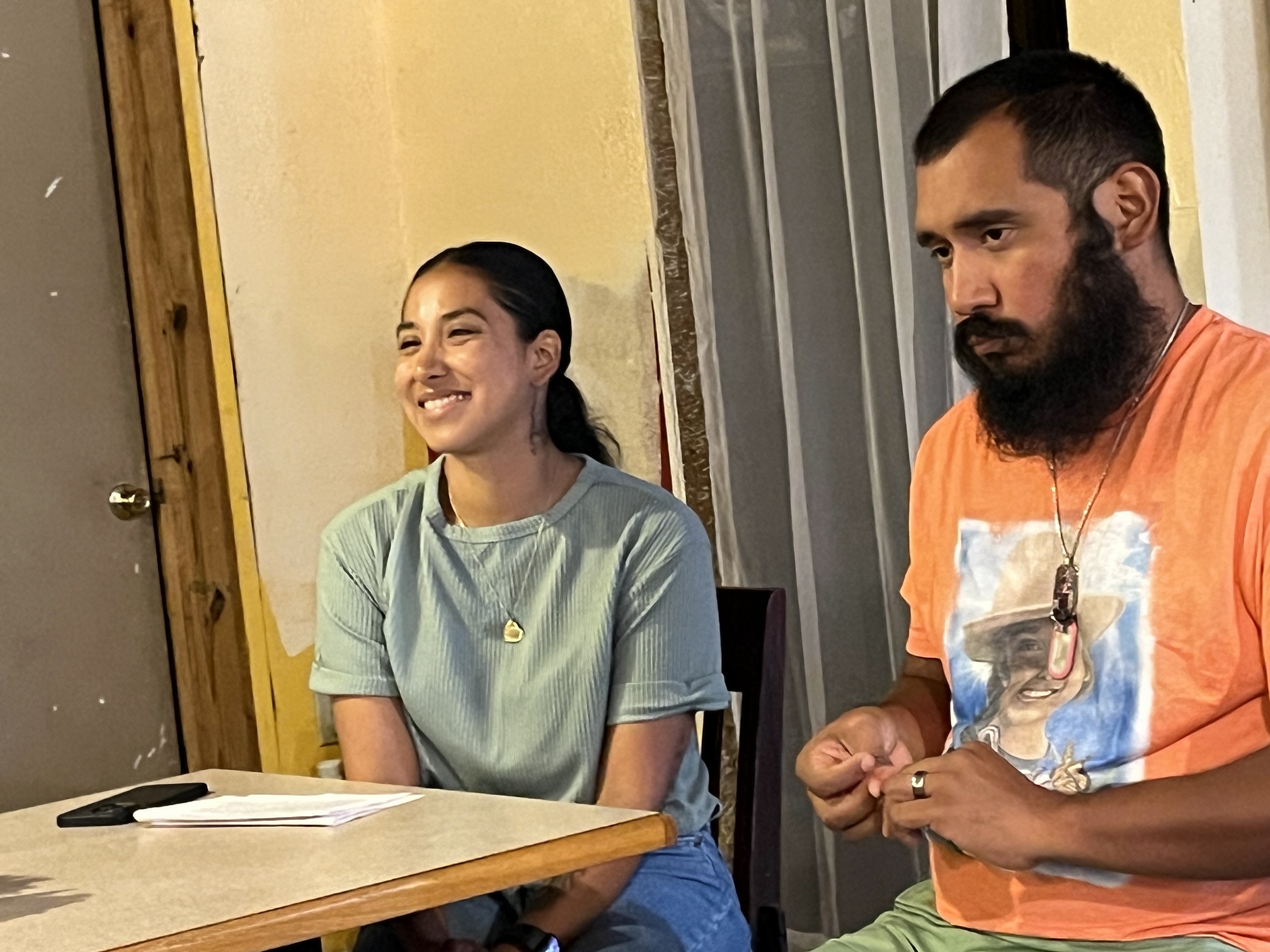 Mayorial Candidate Kimberly "KIm" Rubio speaks at a Meet the Candidate ...