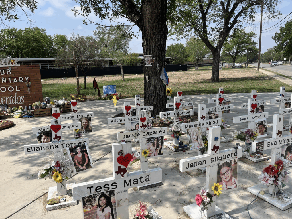 Robb School Memorial Crosses to be refurbished overnight Saturday ...